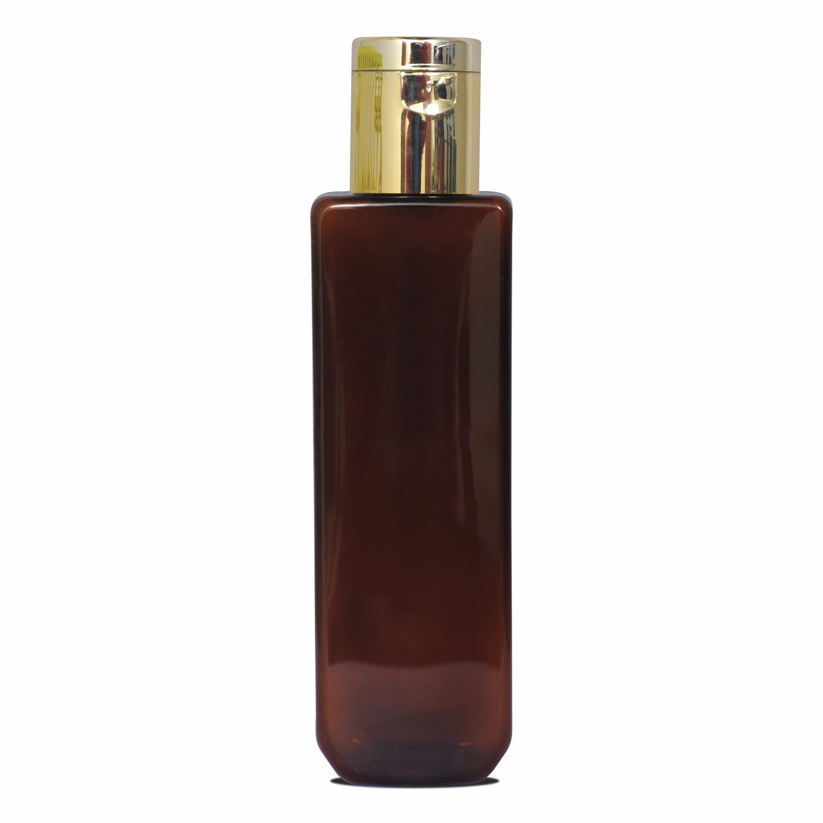 ZMA27 | PREMIUM AMBER COLOR BOTTLE WITH GOLD MATELIZED FLIP TOP CAP ...
