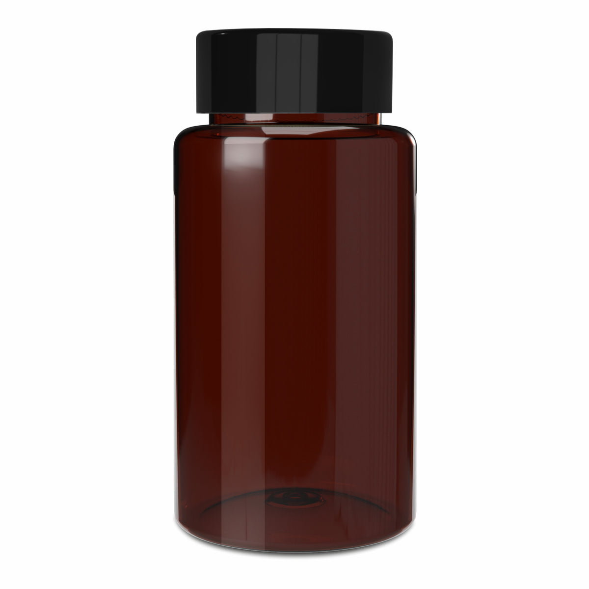 [ZMJ53] Amber Tablet Jar With Black Screw Cap- 100CC & 150CC – Zenvista ...