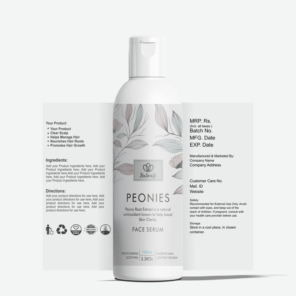 Customized Body Product Labels, DIY Cosmetic Label Editable Cosmetic L ...