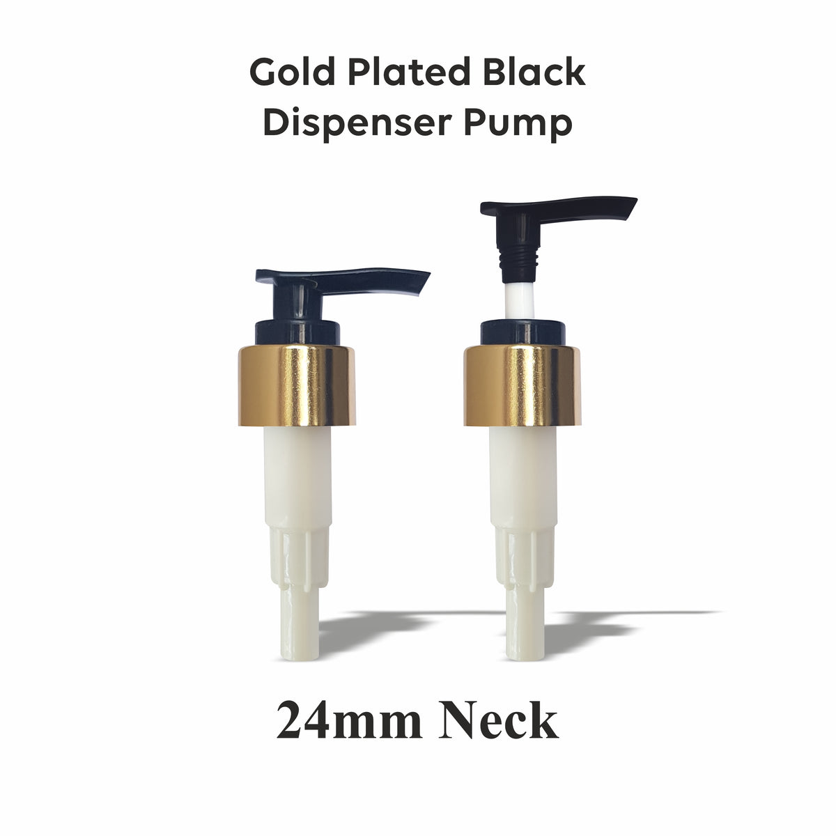 [ZMPC05] Gold Black Dispenser Pump -24mm – Zenvista Packagings