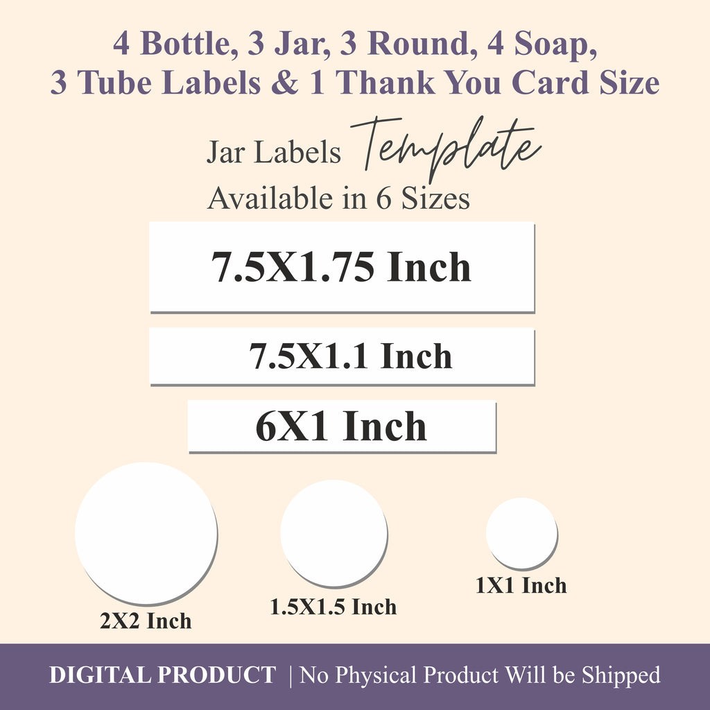 Product Label | Template Editable | Cosmetic Label Template | Skin Car ...