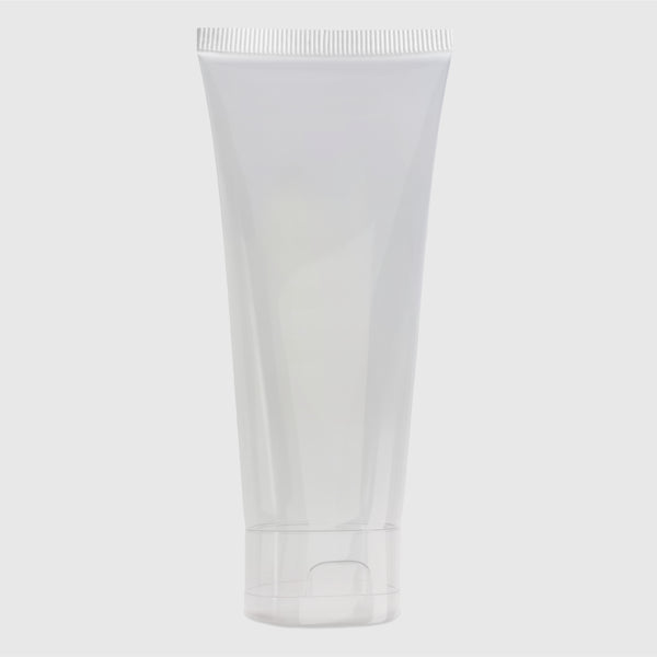Empty Transparent Plastic Cosmetic Tube with Transparent Fliptop Cap ...