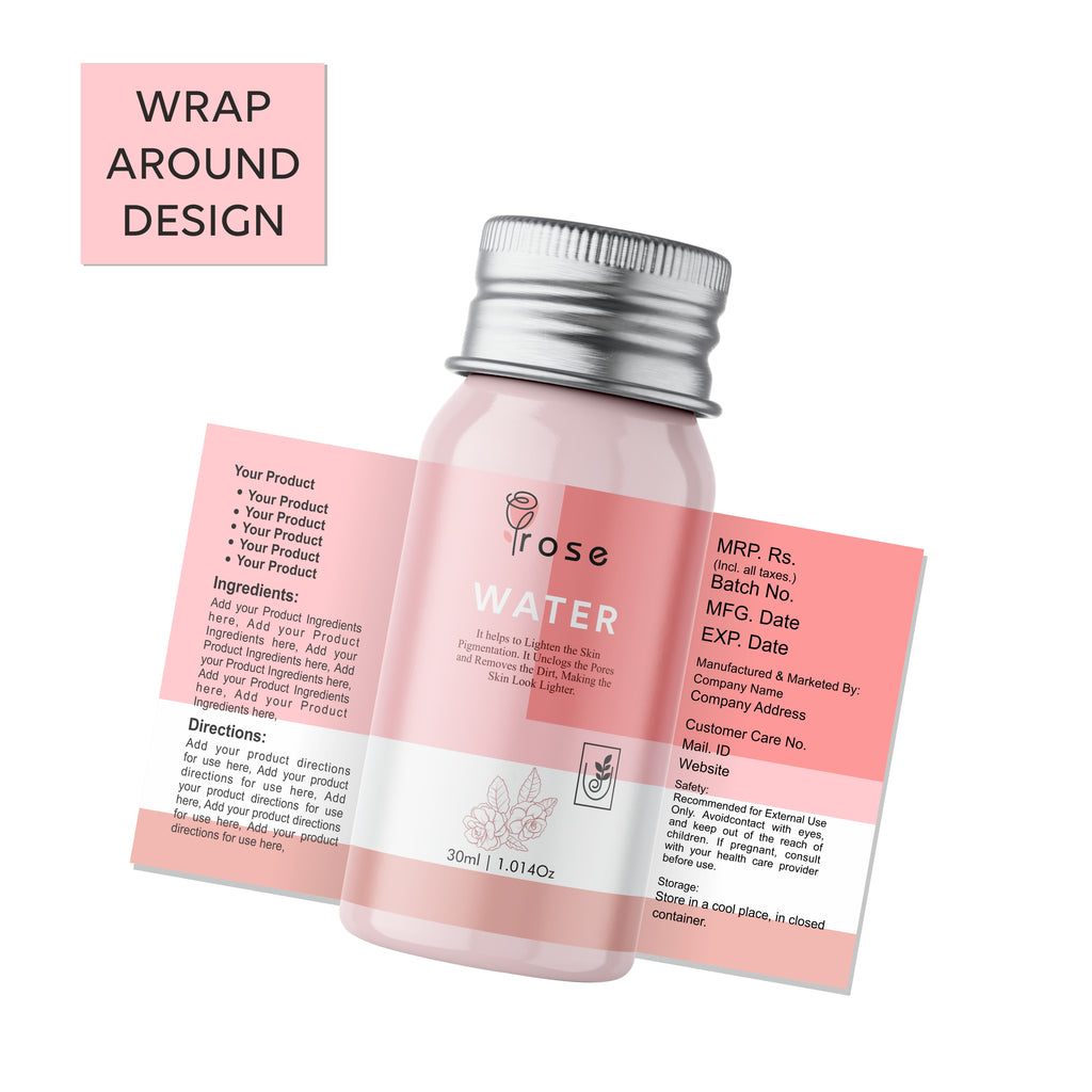 Product Label | Template Editable | Cosmetic Label Template | Skin Car ...