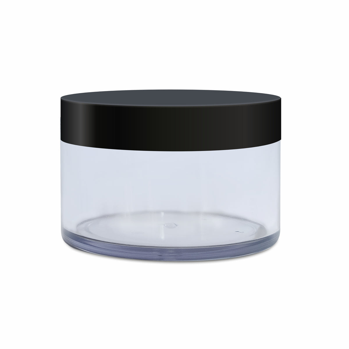 ZMJ32 | TRANSPARENT ACRYLIC SHAN JAR WITH BLACK LID | 200GM – Zenvista ...