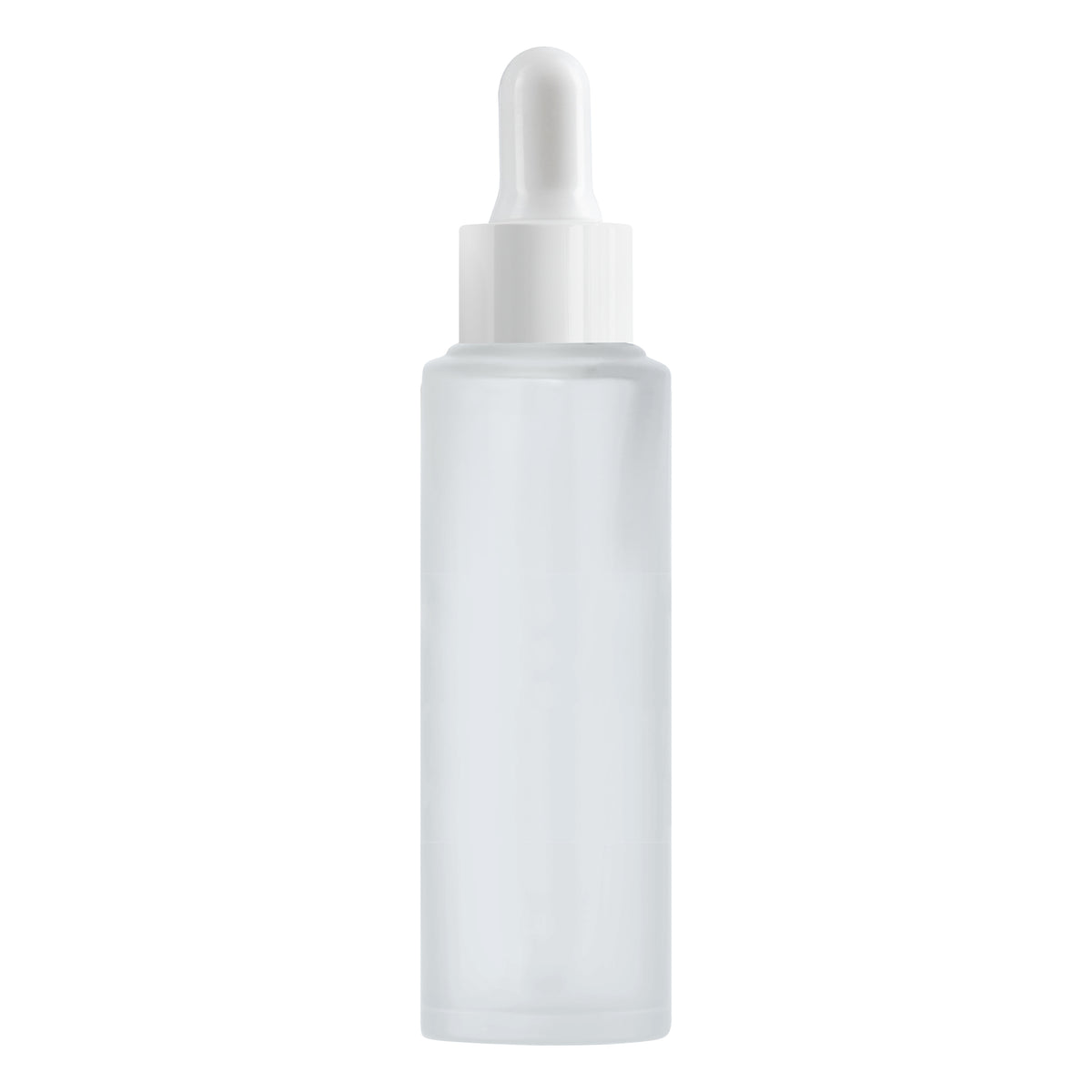 [ZMG31] Frosted Glass Bottle With White Dropper - 25ml, 30ml, 50ml & 1 ...