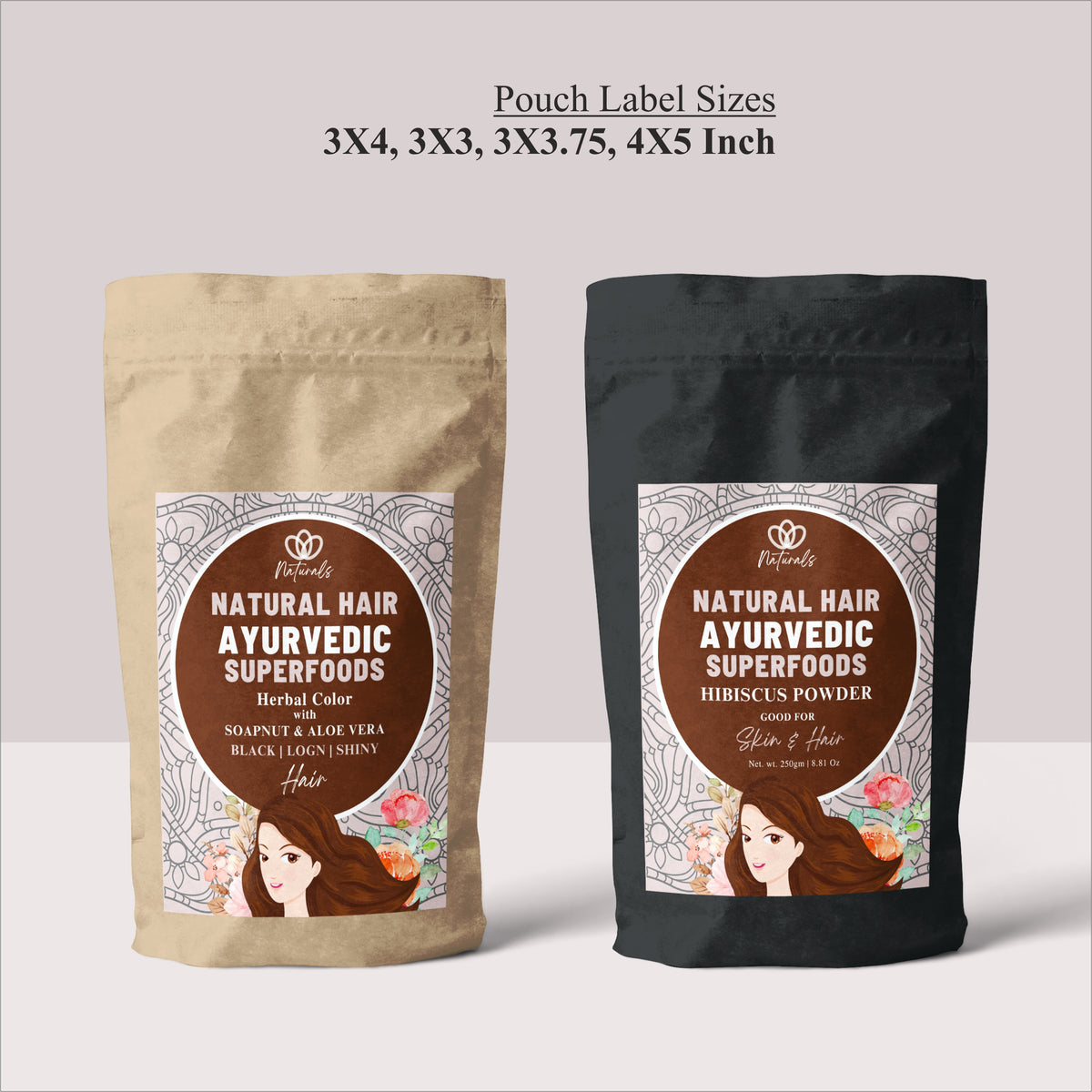 Product Label Template Editable Pouch Label Template | Soap Label | Ta ...